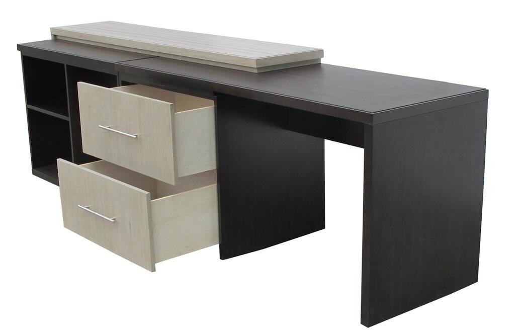 2-tone finish wooden desk&dresser unit/console / credenza for hotel bedroom furniture,hospitality casegoods