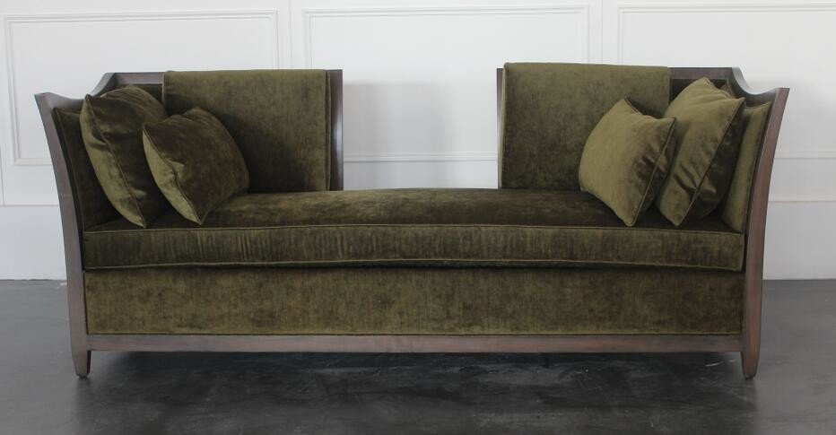Modern velvet fabric french furniture  tufted chesterfield sofa for home design,3-seater custom made sofa for home