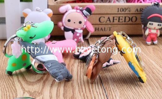 Rubber cartoon Keychain -  Hot sale
