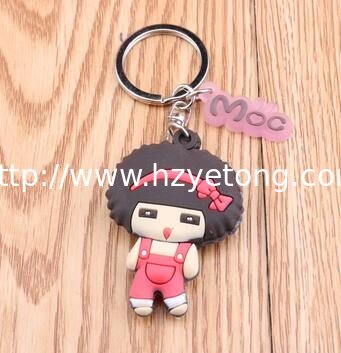 Rubber cartoon Keychain -  Hot sale