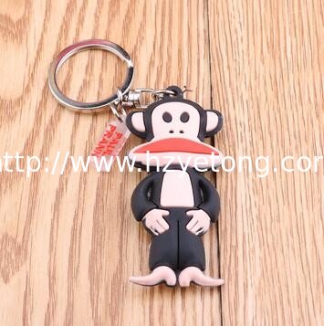 Rubber cartoon Keychain -  Hot sale
