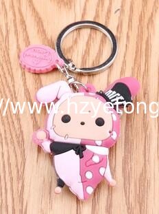 Rubber cartoon Keychain -  Hot sale
