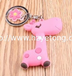 Rubber cartoon Keychain -  Hot sale