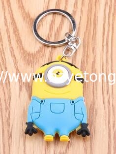 Rubber cartoon Keychain -  Hot sale