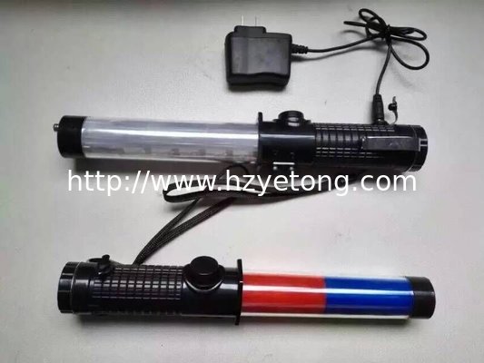 Rechargeable traffic baton with hook and magnet water proof