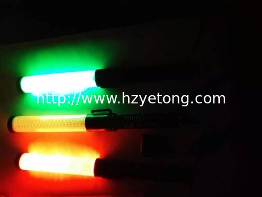 Rechargeable traffic baton with hook and magnet water proof