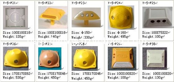 plastic Fluorescence road stud spontaneous cat eye road stud