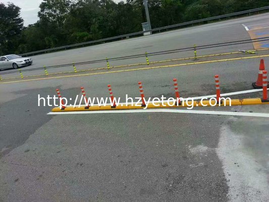 TPU WARNING POST DELINEATOR spring post Road Flexible Delineator traffic  Bollard