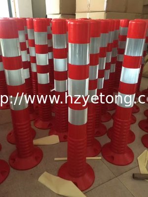TPU WARNING POST DELINEATOR spring post Road Flexible Delineator traffic  Bollard