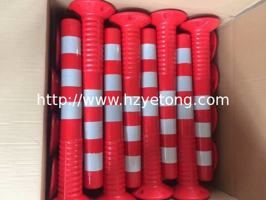 TPU WARNING POST DELINEATOR spring post Road Flexible Delineator traffic  Bollard