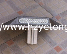 43 glass beads cat eye Aluminum Road Stud 150*150mm with anchor
