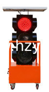 LED Mini Traffic Light  portable Solar movable signal traffic light