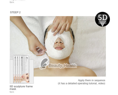 Beauty salon facial shapping 5D lift peptides mask
