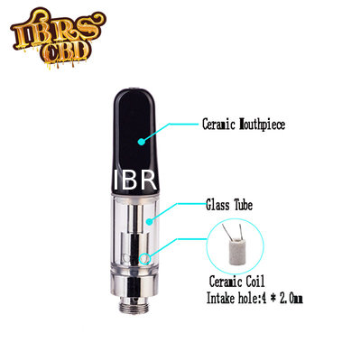 CCELL 100% no burning pyrex glass tube 0.5ml/1ml 510 thick cbd oil tank for sale