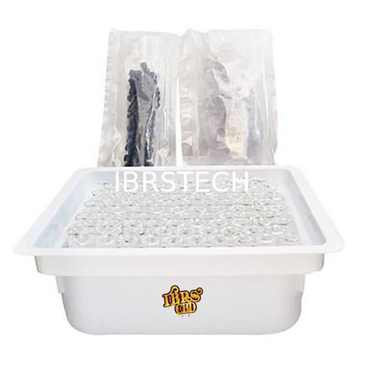IBRSCBD Prefilled luer lock 1ml cbd oil metal glass syringe disposable glass thick oil medical syringe