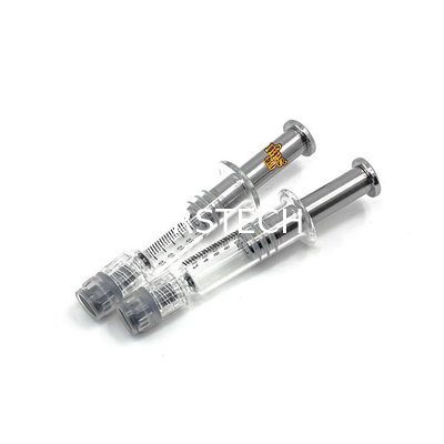 IBRSCBD hot selling empty cbd oil syringe with 1ml custom logo refill medical glass syringe