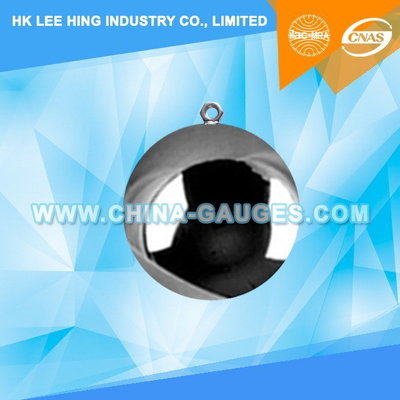 40mm 265g Steel Ball with Eyebolt of IEC60065 supplier