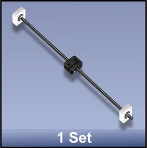 China CNC STAINLESS STEEL M8 495 MM LEAD SCREW/DELRIN NUT/BEARING ASSEMBLY – 1 set supplier