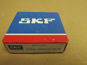 China NIB SKF 60062RS1 BEARING DOUBLE RUBBER SHIELD 60062RS1C3GJN 6006 2RS 30x55x13 mm supplier