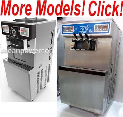 【Two Systems.Aspera Compressor】OceanPower OP865C Big Capacity Floor model Frozen Yogurt Soft Ice Cream Machine.