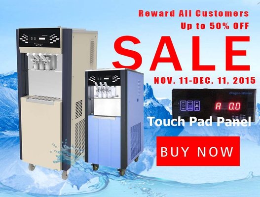 Touch Pad.Remote control Ice Cream Machine/Frozen Yogurt machine/Maquina de helado
