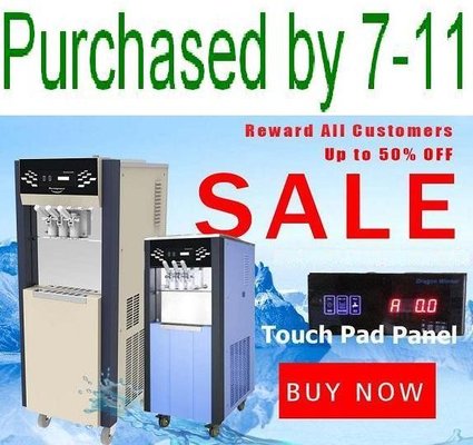 Touch Pad.Remote control Ice Cream Machine/Frozen Yogurt machine/Maquina de helado