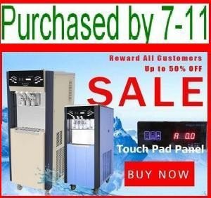 Touch Pad.Remote control Ice Cream Machine/Frozen Yogurt machine/Maquina de helado