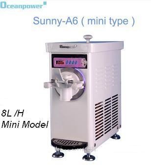 8L/hour Commercial ice cream maker Oceanpower Sunny A6 for ice cream,frozen yogurt