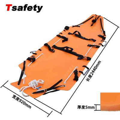Single Folding Stretcher Folding Vacuum Mattress Soft Stretcher for Emergency