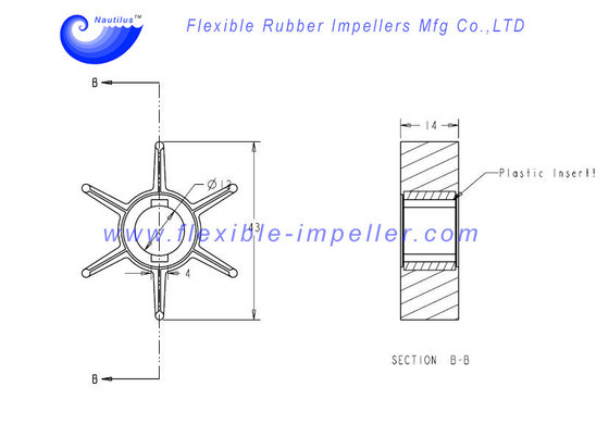 Outboard Impellers Replace Mercury/Mariner 47-952892 Sierra 18-45312 Mallory 9-45312 CEF 500390 Neoprene