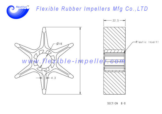 Yamaha Outboard Impeller 6F5-44352-00-00 & 676-44352-00-00 SIERRA 18-3088 Mallory 9-45606 CEF 500352