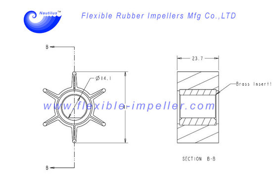 Marine Impellers replace Honda 19210-881-A01 & 19210-881-A02 & 19210-881-003 SIERRA 18-3245 Mallory 9-45100 CEF 500327