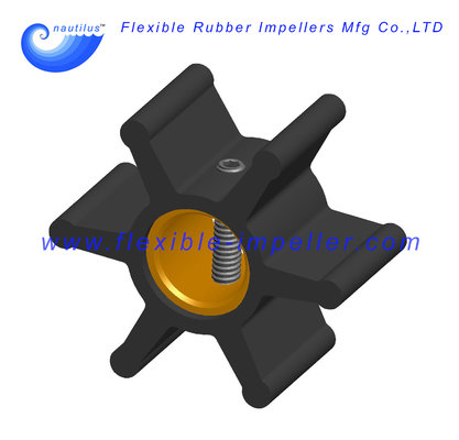 Flexible Rubber Impeller for Marine Engine Raw Water Pumps Replace Johnson Impeller 09-808B fit F35B Pumps