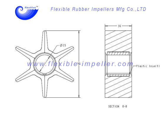 YAMAHA Outboard Impeller 6AW-44352-01-00 6AW-44352-00-00 SIERRA 18-8925 GLM 89960 fit for F350 LF350 Neoprene