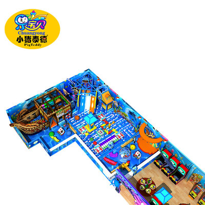 Commercial Indoor Jungle Gym , Shopping Centers Toddler Play Equipment