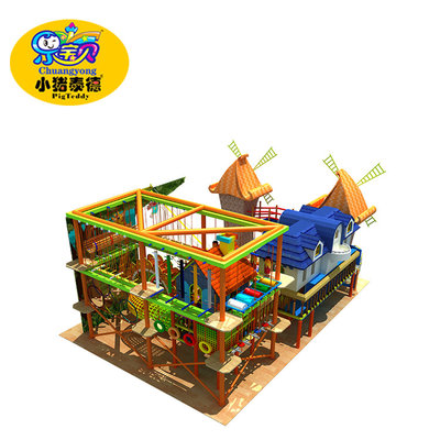 Outdoor Playground Play Centre Equipment , Adventure Park Soft Play Room Equipment