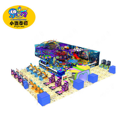 Kids soft indoor playground equipment naughty castle ball pool playground for kids