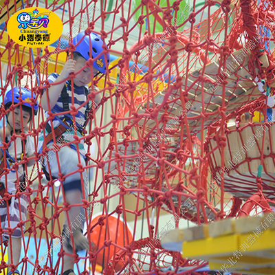 High Ropes Course Equipment , Shopping Malls Commercial Indoor Play Structures