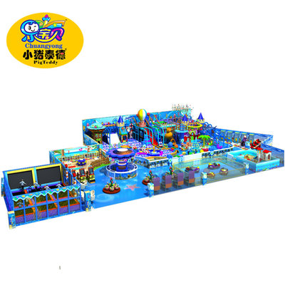 Professional Indoor Play Centre Equipment , Happy Baby Large Indoor Play Structures