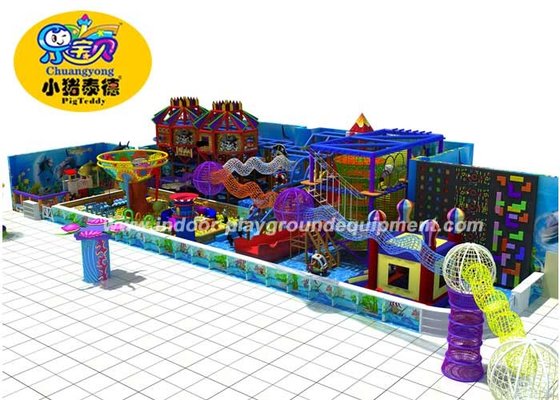 Odorlessness Indoor Rope Course Playground Equipment 12 Months Warranty