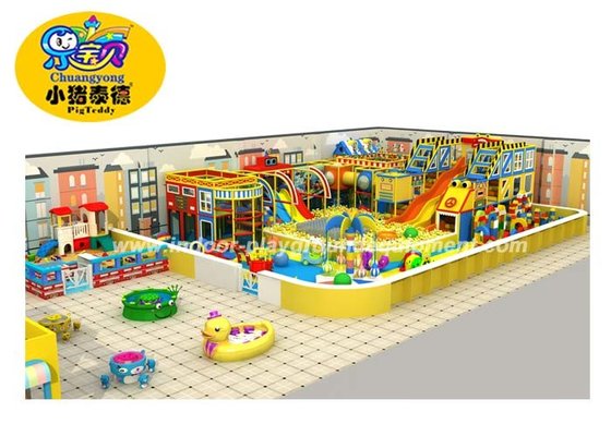 Kids Soft Padded Play Ground Equipment With Ball Pool / Children Indoor Playground