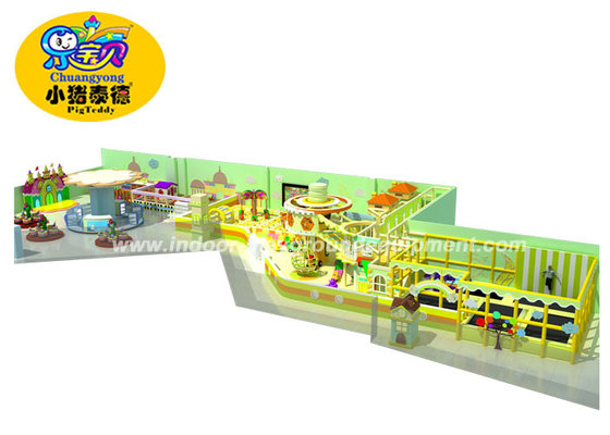 Kids Soft Padded Play Ground Equipment With Ball Pool / Children Indoor Playground