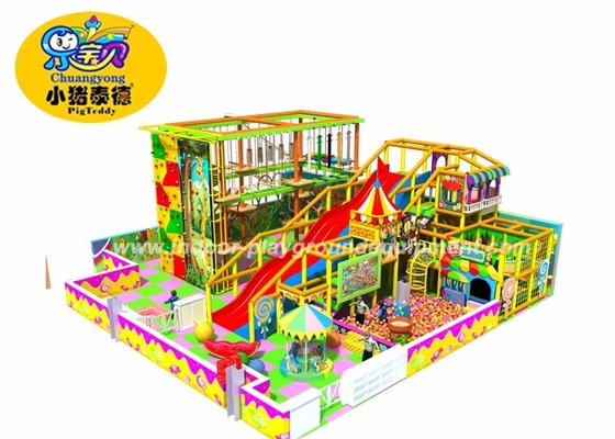 Kids Play Center Inside Soft Toys Indoor Playground Equipment Eco - Friendly Material