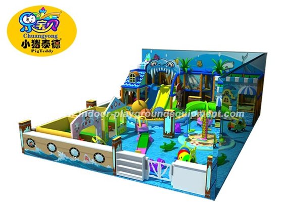 Eco Friendly Entertainment Indoor Playground Soft Play Equipment For 3 - 14 Years Age Range