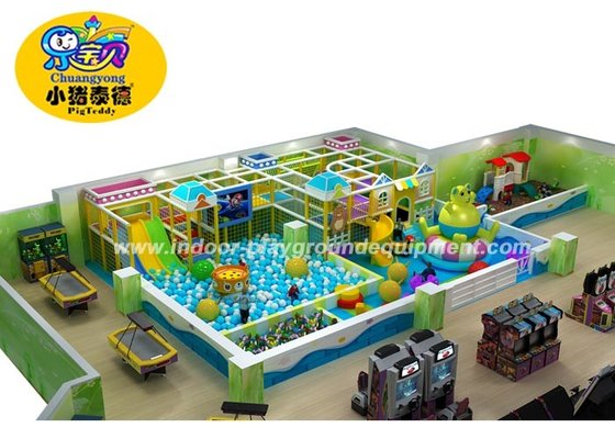 Colorful Soft Play Centre Equipment For Games European Standard Anti - Crack