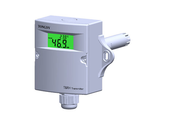 Transmisor de la temperatura y de la humedad para el montaje del tubo de aire con análogo y Modbus