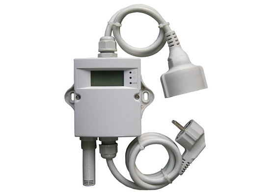 Regulador listo para el uso de la humedad de la temperatura con salida externa del sensor y de la retransmisión