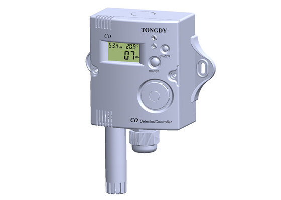 Sensor electroquímico del monóxido de carbono con la retransmisión y el análogo y Modbus para parquear