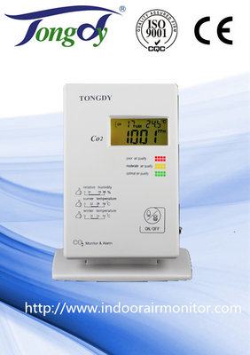 3 desktop LCD del pilota automatico del sensore del monitor NDIR di CO2 dell'esposizione backlit colore per la casa