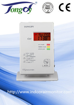 3 desktop LCD del pilota automatico del sensore del monitor NDIR di CO2 dell'esposizione backlit colore per la casa